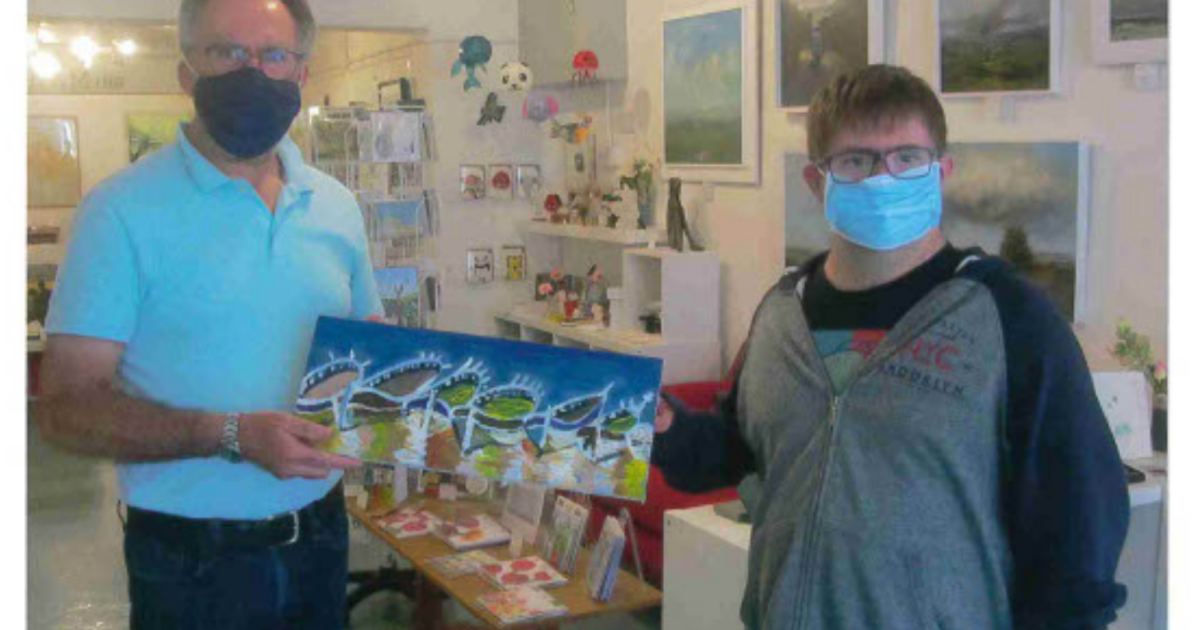 Talented artist Cameron turns his Van-Gogh inspired art into cards and ...