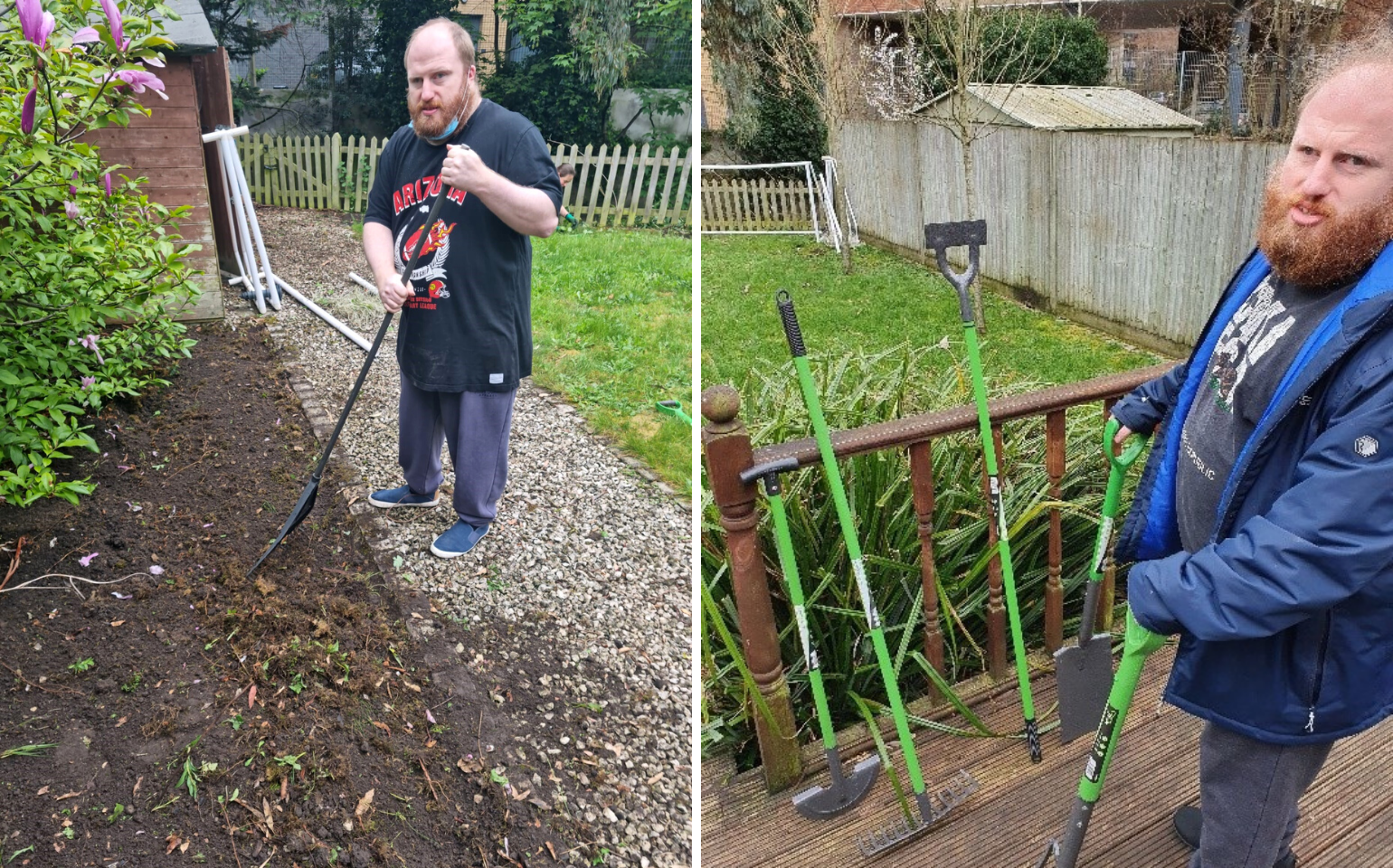 Keen gardener Alex visits Kew Gardens’ community allotment - United ...