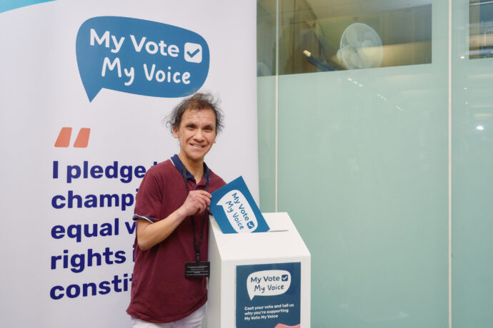 My Vote My Voice: accessible voting campaign launches in Parliament ...